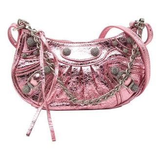 Balenciaga Pre-owned Sac bandouli&egrave;re Motocross Le Cagole - Femme - Pre-owned - Rose - Taille: ONE Size