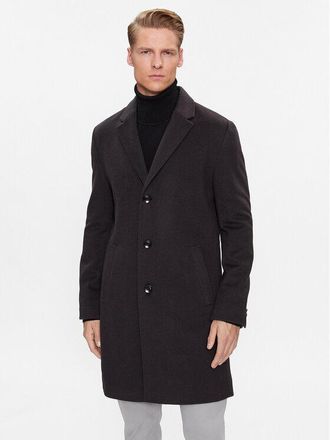 HUGO BOSS Wollmantel H-Hyde-C-224 50485199 Dunkelblau Regular Fit
