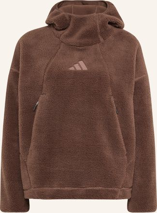 ADIDAS TERREX Adidas Terrex Fleece-Hoodie Xploric Climawarm High Pile braun