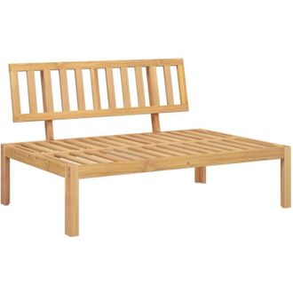 vidaXL Garten-Mittelsofa aus Paletten Massivholz Akazie - Vidaxl