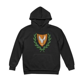 Generic Sweatshirts &Agrave; Capuche Hommes Doublure Polaire Imprim&eacute; Graphique Chypre Embl&egrave;me National Pull Hoodie Hauts Streetwear Vintage Pull De D&eacute;tente Athleisur