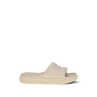 Moncler Open-Toe-Slipper mit gepr&auml;gtem Logo - - Shoes - Herren - Beige - 40 EU