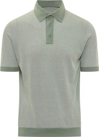FILIPPO DE LAURENTIIS Homme, Tops, Vert, Taille: XL Polo Sublime en Coton