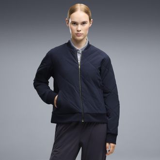 Puma Wattierte Golf-Steppjacke Damen, Kleidung, Blau, XXL