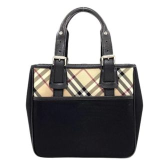 Burberry Sac &agrave; main Vintage en Nylon Pre-owned - Femme - Pre-owned - Noir - Taille: ONE Size