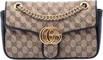 Gucci Sac bandouli&egrave;re vintage doccasion - Femme - Pre-owned - Beige - Taille: ONE Size