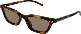 Gucci Gg1944S Cat-Eye-Sonnenbrille - - Accessories - unisex - Braun - 50 MM