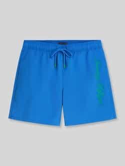 Tommy Hilfiger Regular Fit Badeshorts mit Label-Stitching