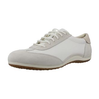 Geox Femme, Chaussures, Blanc, Taille: 38 EU Vega Baskets