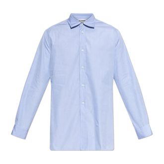 Jil Sander Locker geschnittenes Hemd - - Shirts - Herren - Blau - XL