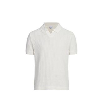 Au Printemps Paris Polo manches courtes en coton