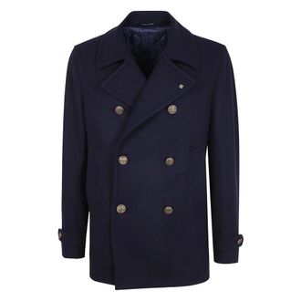 Tagliatore Double-Breasted Manteaux - Homme - Manteaux - Bleu - Taille: M