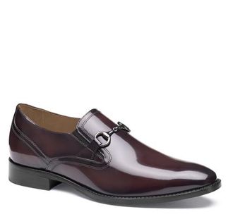 Johnston & Murphy Richland Mocassins &agrave; enfiler Uni, Burg Brush-off Cuir, 44 EU