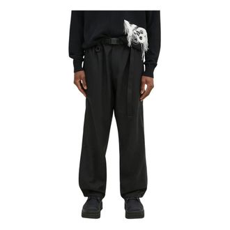 Yohji Yamamoto Straight Hosen - - Trousers - Herren - Schwarzk - M