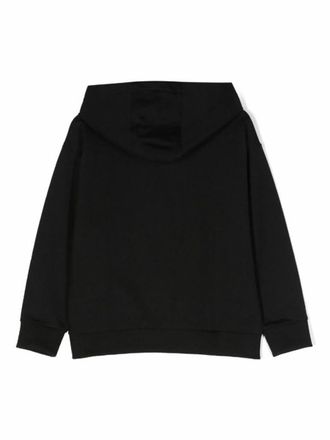 Versace Embroidered Cotton Fleece Sweatshirt - Black