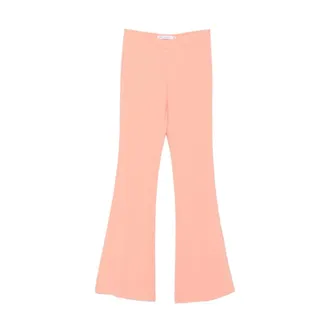 Simona Corsellini Femme, Pantalons, Orange, Taille: 40 FR Pantalon Large &agrave; Plis