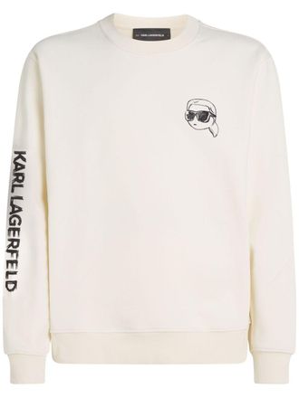 Karl Lagerfeld sweat Ikon - Blanc