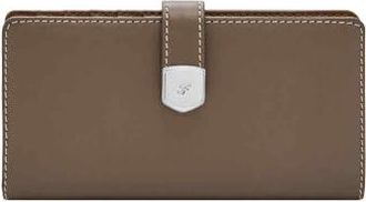 Fossil Lennox, Accessoire de Voyage-Portefeuille à Double pli Femmes, Marron café, 17.15 cm L x 1.91 cm W x 8.89 cm H
