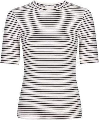 Calvin Klein T-shirt &agrave; rayures en coton m&eacute;lang&eacute;