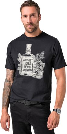 JP1880 Herren gro&szlig;e Gr&ouml;&szlig;en &Uuml;bergr&ouml;&szlig;en Menswear L-8XL T-Shirt, RH, Weihnachten, 1/2