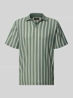 Premium by Jack & Jones Regular Fit Poloshirt mit V-Ausschnitt Modell HARRY