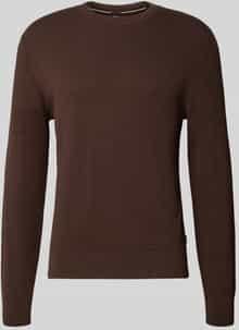 HUGO BOSS Regular Fit Pullover aus reiner Baumwolle Modell Lalex