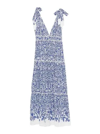 Poupette St Barth Maxikleid - Blau