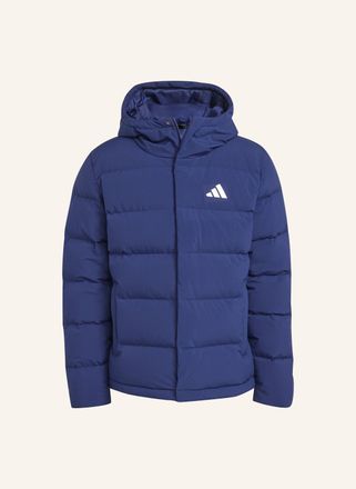 adidas Helionic Climawarm Daunenjacke Mit Kapuze blau