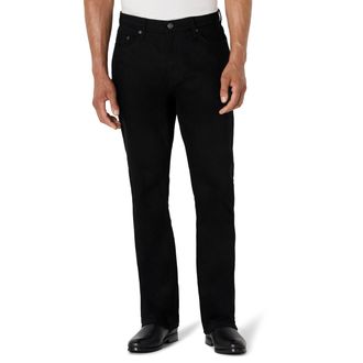 Amazon Essentials Herren Straight-Fit Bootcut-Jeans mit Geringem Stretchanteil, Schwarz, 35W / 30L