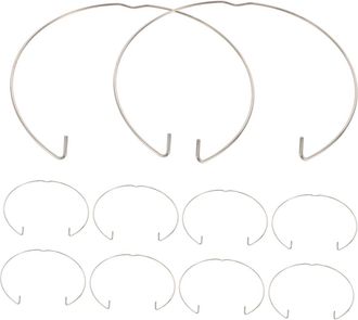 Soimiss 10st&uuml;cke Federklemmen F&uuml;r Deckenleuchten Befestigungsrings F&uuml;r Lampen Strahlerclips Ersatz-lampenhaltefeder Paket Downlight-federsortiment Downlight-f