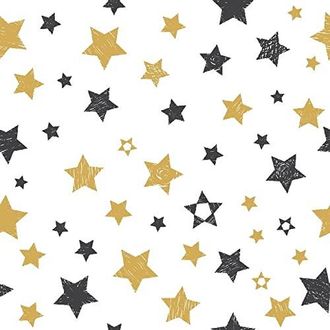 Homemania Bedruckte geometrische Stars-Dekoration für Haus, Eingangsmatte, rutschfest, für Flur, Küche, Schlafzimmer, Wohnzimmer, Mehrfarbig aus Polyester, Baum