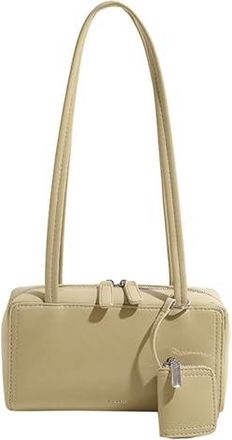 Generic Sac &agrave; bandouli&egrave;re polyvalent en cuir synth&eacute;tique pour femme, pour le travail, le shopping, les voyages, le quotidien, abricot, 350.00x100.00x260.00mm