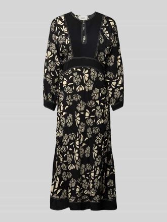 BA&SH Maxikleid mit Schl&uuml;sselloch-Ausschnitt Modell DRESS AUDE