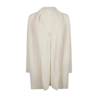 C.T. Plage V-Ausschnitt Wollstrickjacke - - Knitwear - Damen - Wei&szlig; - S