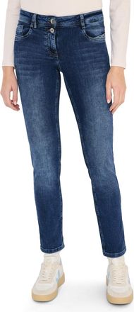 Cecil Jeans im Slim Fit mid Blue Used wash 31