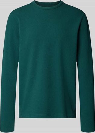 Mc Neal Longsleeve mit Strukturmuster und Rundhalsausschnitt