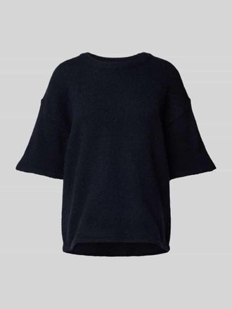Selected Wollshirt mit Rundhalsausschnitt Modell MALINE-LILIANA