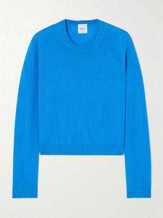 Leset Pull En Laine James - Bleu
