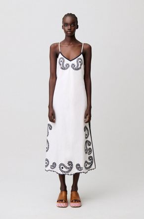 Claudie Pierlot Robe broderies ajour&eacute;es