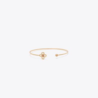 Tory Burch Damen Forget Me Not Open Cuff