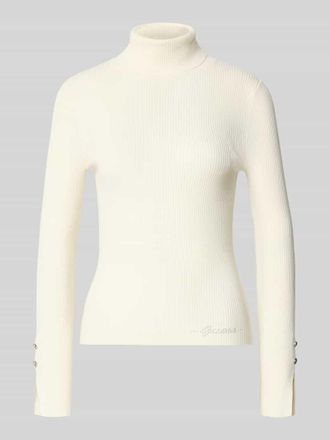 Guess Strickpullover aus Viskose-Mix mit Rollkragen