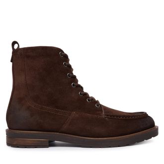 Tommy Hilfiger Schn&uuml;rschuhe Tommy Hilfiger Cleated W Moc FM0FM05599 Braun