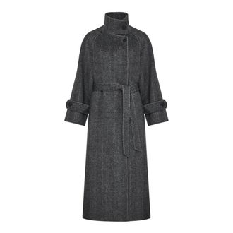 Cesare Gaspari Highland Coat - - Coats - Damen - Grau - M
