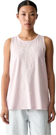 Miss Sixty &Auml;rmelloses Top - - Tops - Damen - Rosa - XS