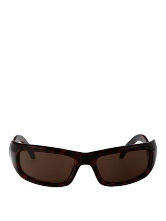 Balenciaga Lunettes De Soleil - Marron