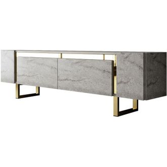 Hanah Home Meuble TV en bois Yildiz - 180 x 30 x 50 cm - TravertinOr