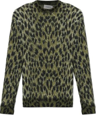 Laneus Homme, Pulls, Vert, Taille: S Pull avec motif animalier