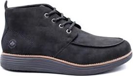 Elong P30 Chaussures Montantes en Daim Noir, Style D&eacute;contract&eacute; avec Lacets, Semelle &Eacute;paisse (Syst&egrave;me Taille Chaussures EU, Adulte, Homme, Num&eacute;rique, Mince, 
