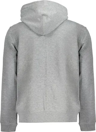 Calvin Klein Logo-Embellished Recycled Polyester Hoodie - Gray