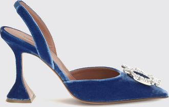 Amina Muaddi Sandalen Mit Absatz Damen Farbe Indigo